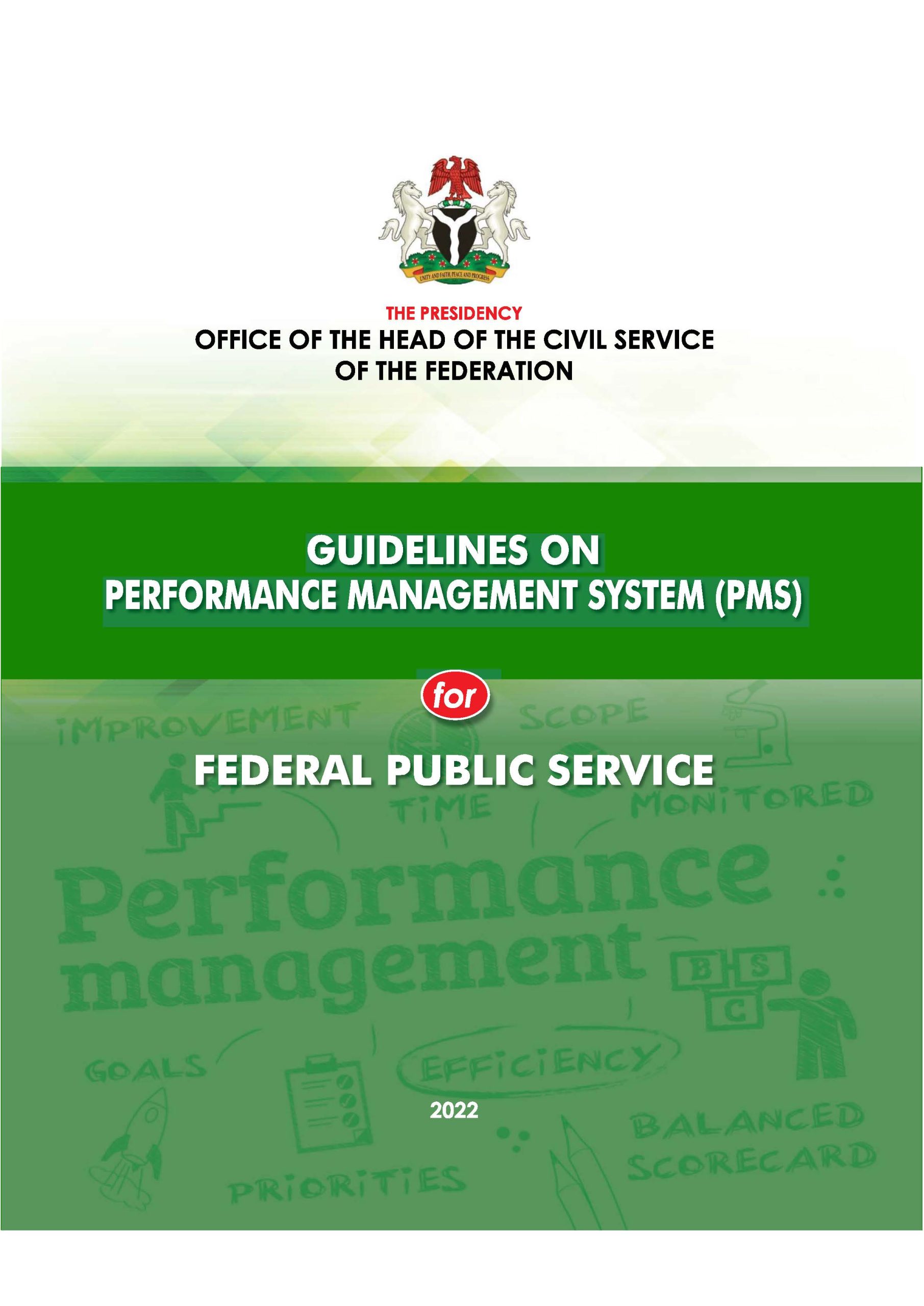 PMS Guidelines - Office of the Head of the Civil Service of the Federation